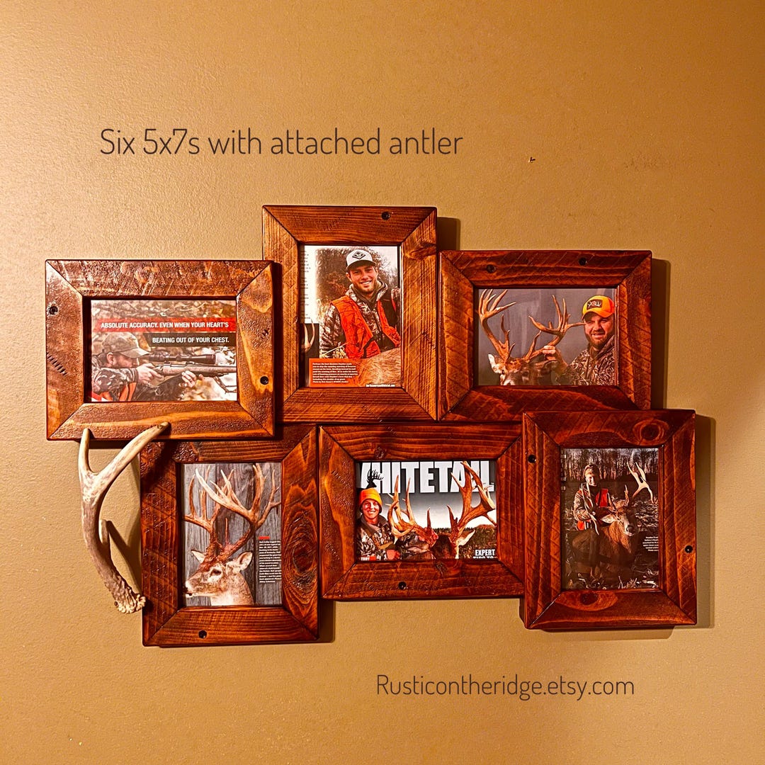 Multi Photo Collage, Photo Collage Frame,rustic Decor,western Decor ...