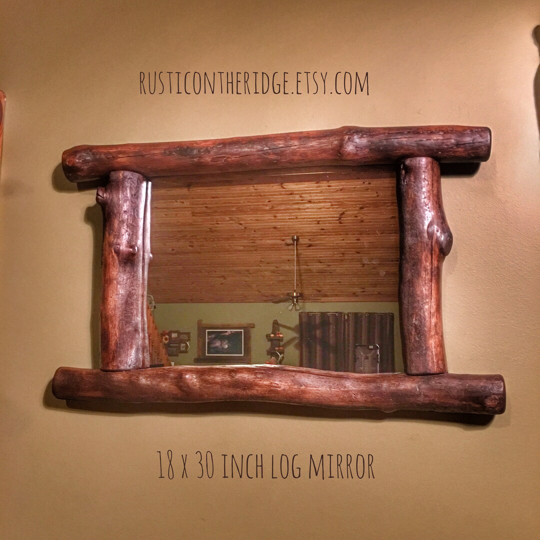 Rustic Driftwood Mirror, Western Decor, Rustic Decor,driftwood Art ...