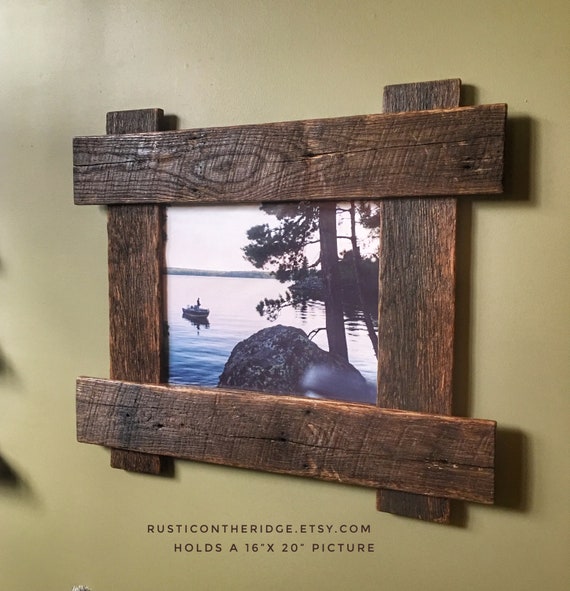 Rustic Frame wood Frame Western Frame driftwood | Etsy