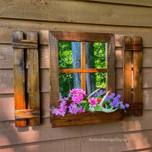 Rustic Shutters - Etsy