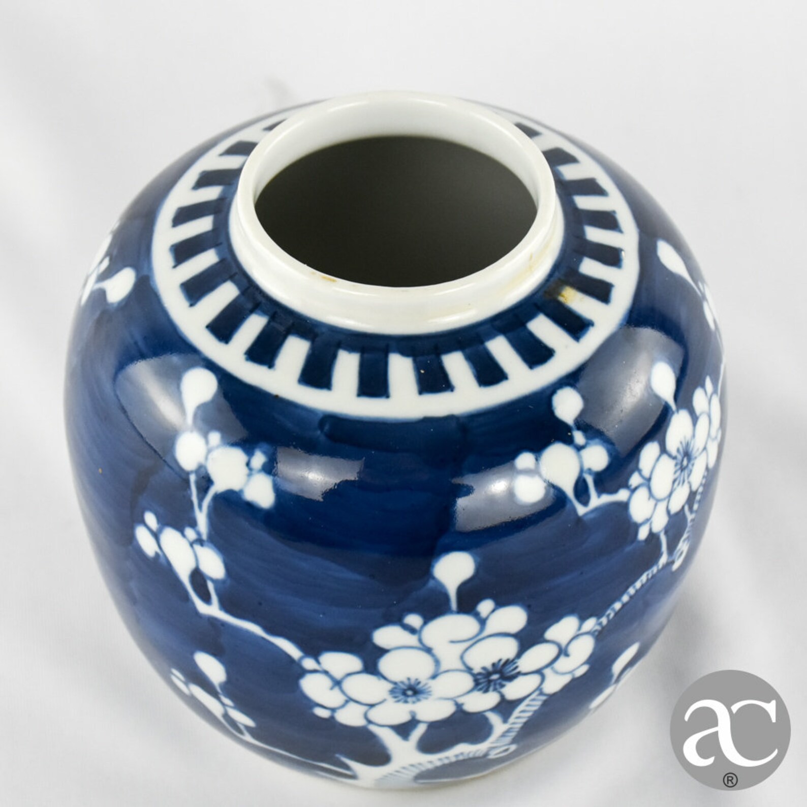 Chinese Porcelain Ginger Jar, Prunus Decoration, Kangxi Style - Etsy