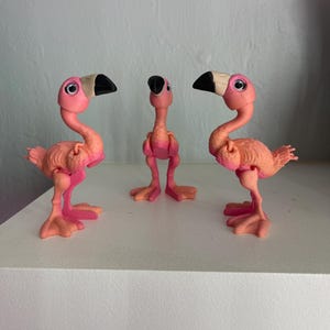 3D Printed Mini Flamingo USA Made, PLA Figurine Statue - Etsy