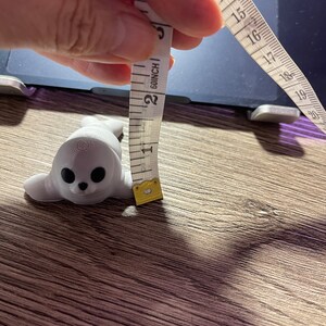 3 D Printed Mini Sized Seal Flexi Articulated Fidget Figure 2.75 Inch ...