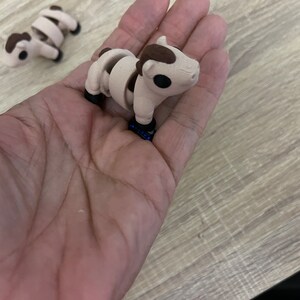 3D Printed Tiny Horse Articulated Fidget Figure USA Made, PLA, Animal ...