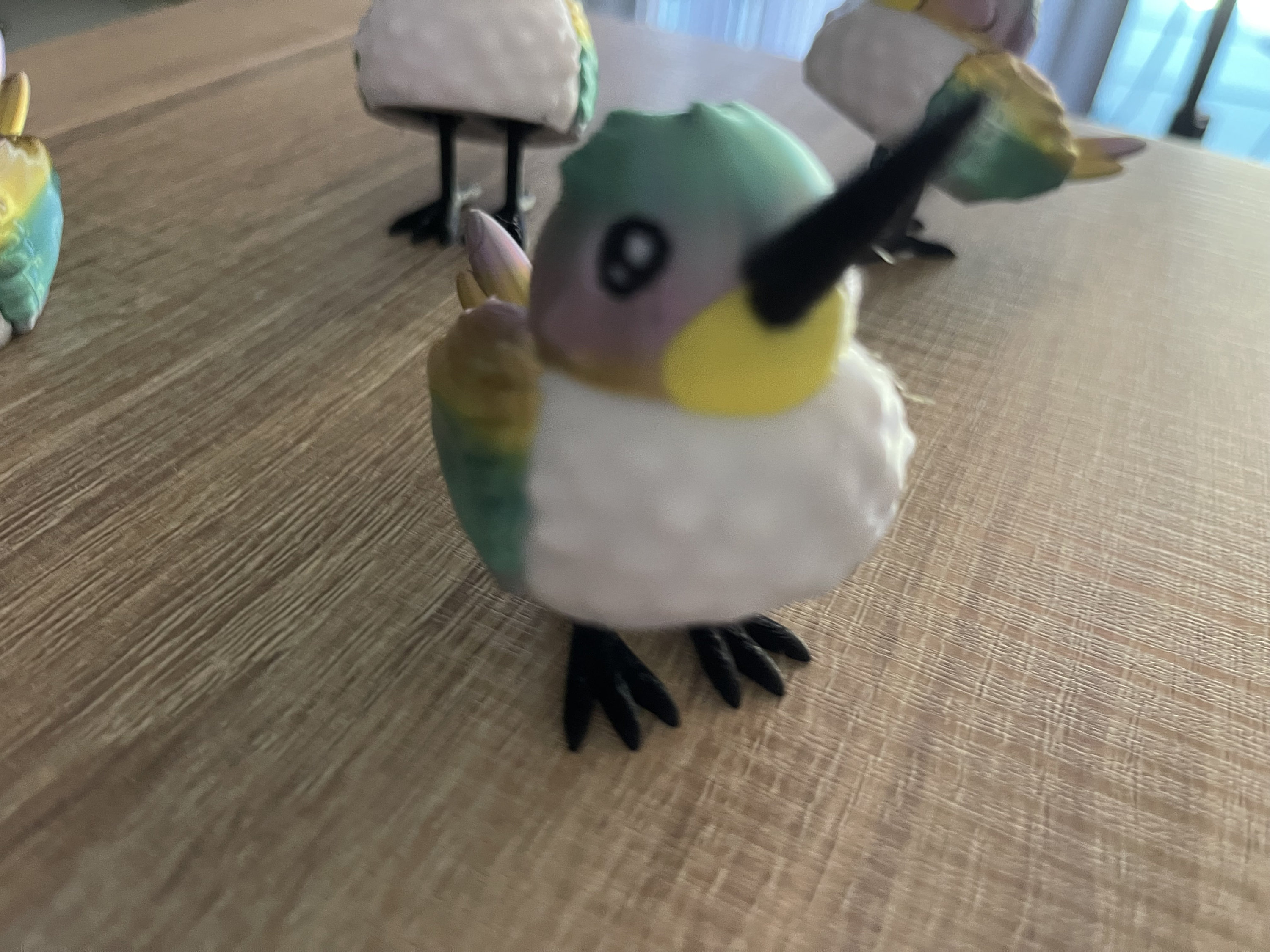 3D Printed Hummingbird With Articulated Feet USA Made, PLA Figurine ...
