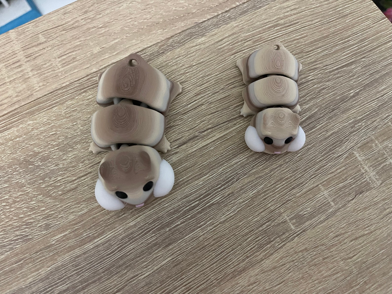 3D Printed Chubby Cheek Hamster Articulated Flexi Flexy Desk Pet Figure ...