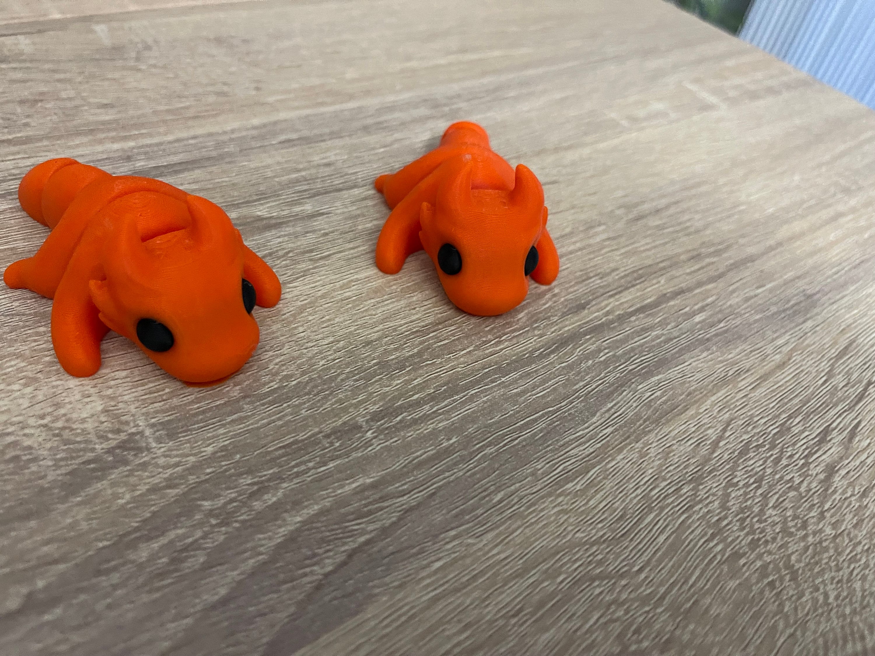 3D Printed Zou Dragon Articulated Fidget Figure USA Made, PLA, Animal ...