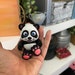 3D Printed Cute Flexy Panda USA Made, PLA Articulate Flexi Figurine ...