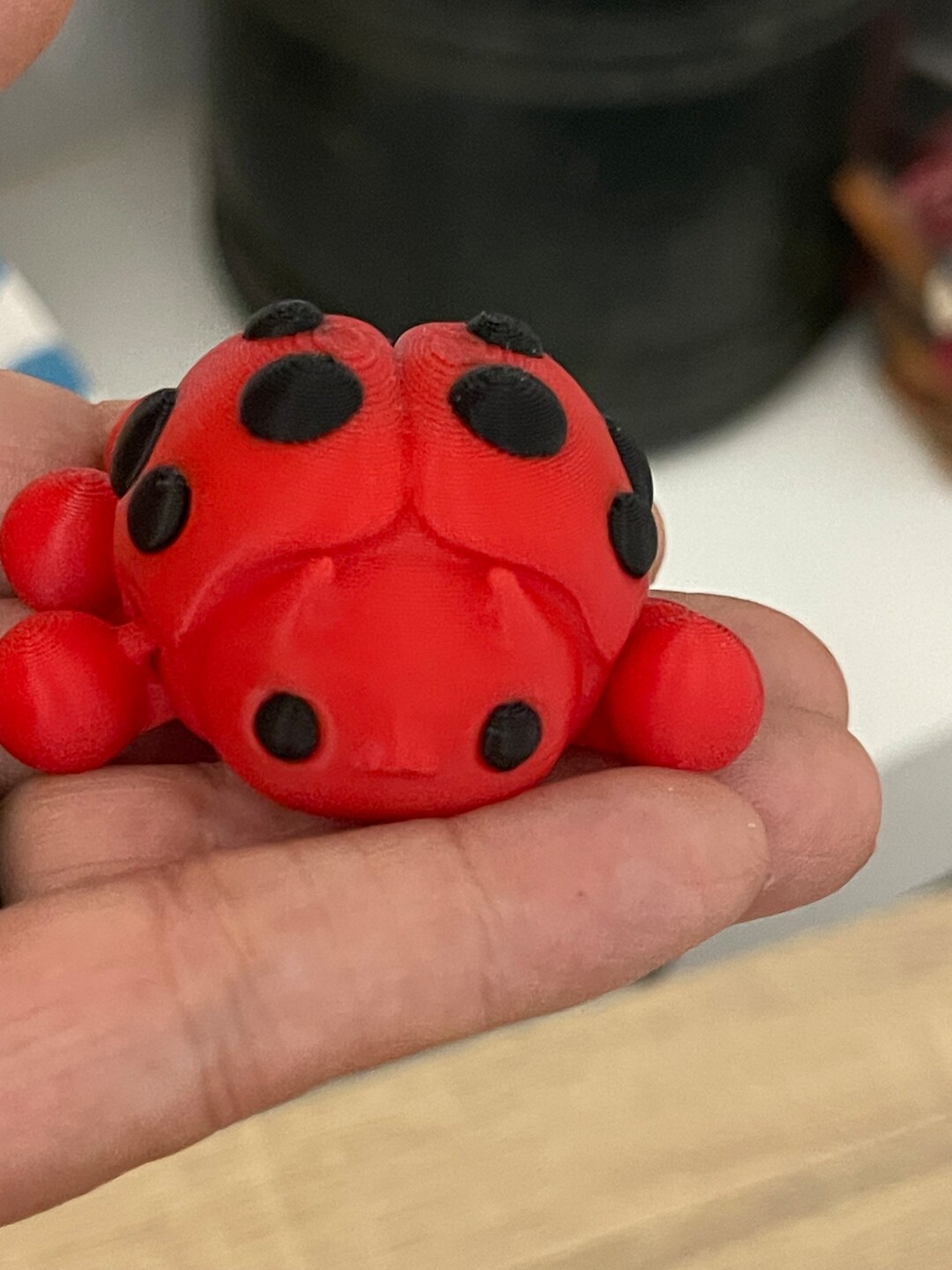 Lady Bug Articulated Fidget Figure 3D Printed, PLA Animal Figurine - Etsy