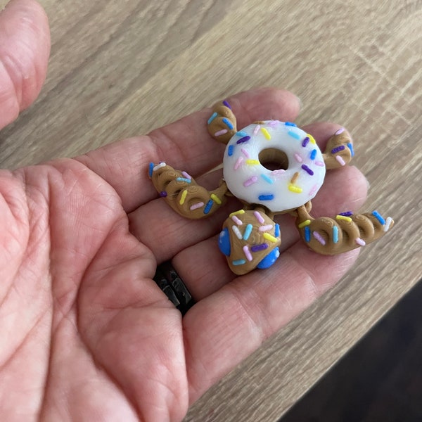 3d Printed Doughnut Turtle - Etsy