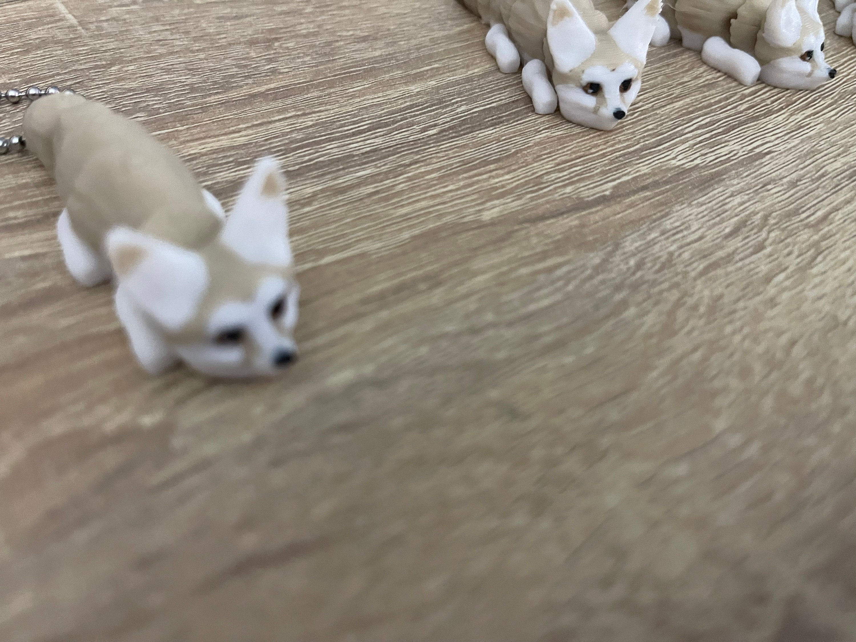 3D Printed Fennec Fox Keychain - Etsy