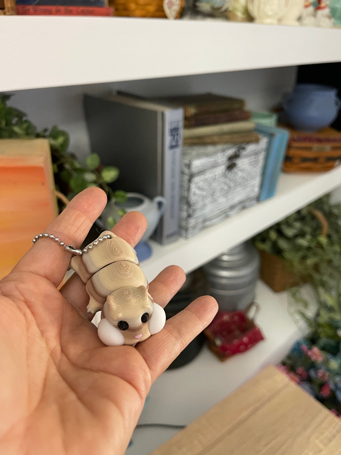 3D Printed Chubby Cheek Hamster Articulated Flexi Flexy Desk Pet Figure ...