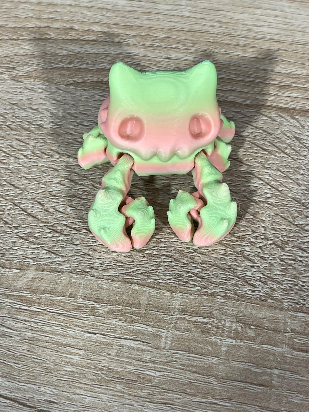 Skelly Crab Mini Pocket Friend Articulated Fidget Figure 3D Printed ...
