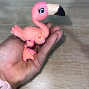 3D Printed Mini Flamingo USA Made, PLA Figurine Statue - Etsy