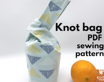 PDF Sewing Pattern. Lunch & Project Bag. Zero Waste Tutorial. | Etsy