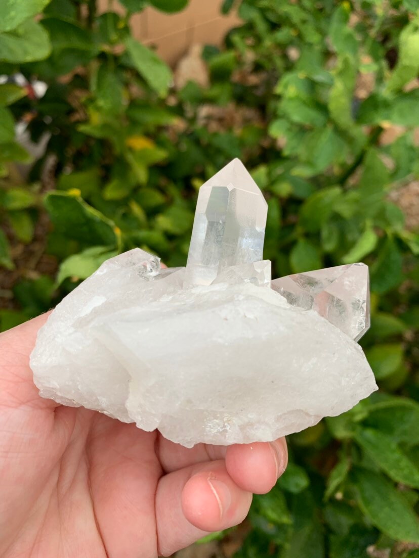 Clear Quartz Cluster /harmony / Peace / Reduces Anxiety/ | Etsy