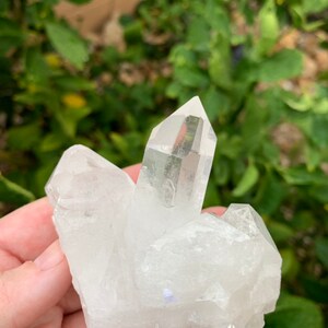 Clear Quartz Cluster /harmony / Peace / Reduces Anxiety/ Free Crystal ...