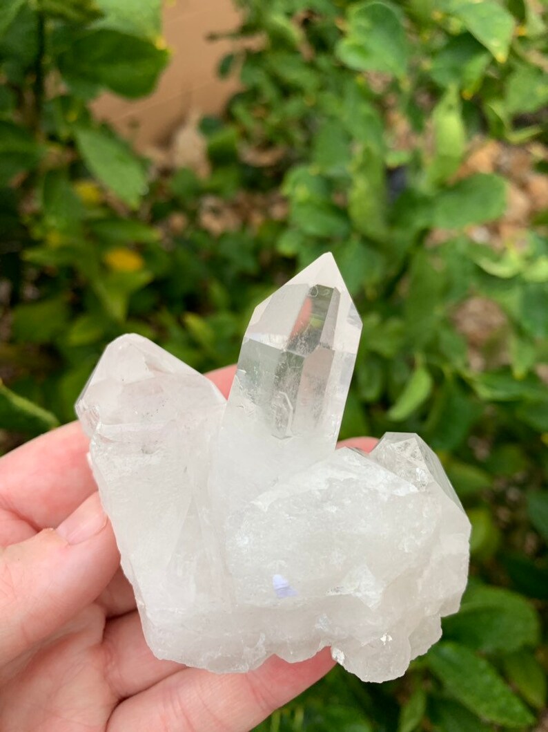 Clear Quartz Cluster /harmony / Peace / Reduces Anxiety/ - Etsy