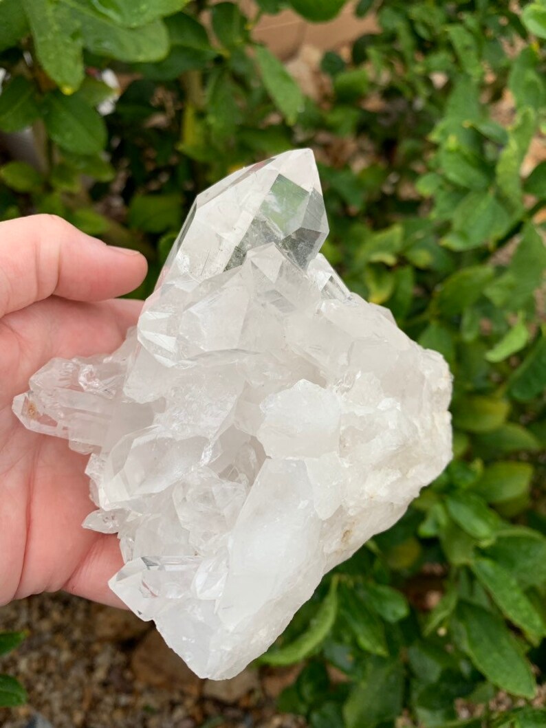 Clear Quartz Cluster /harmony / Peace / Reduces Anxiety/ | Etsy
