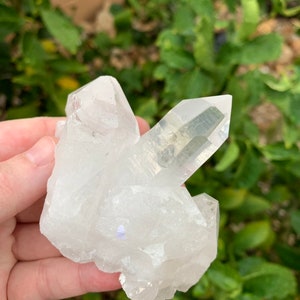 Clear Quartz Cluster /harmony / Peace / Reduces Anxiety/ Free Crystal ...