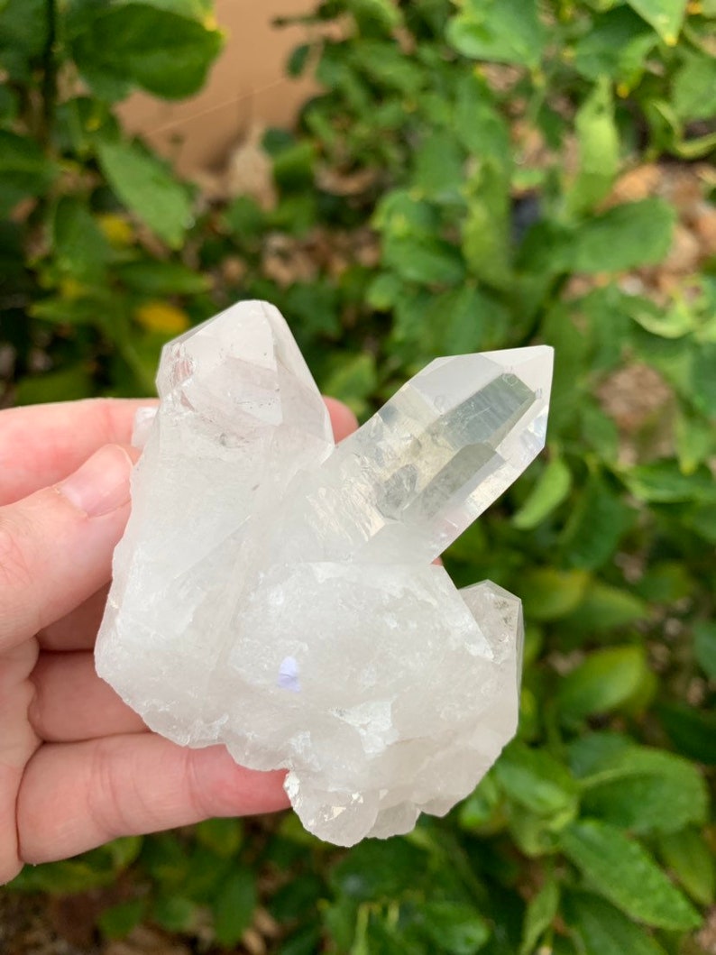 Clear Quartz Cluster /harmony / Peace / Reduces Anxiety/ | Etsy