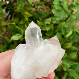 Clear Quartz Cluster /harmony / Peace / Reduces Anxiety/ Free Crystal ...