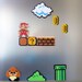 Mario Fridge Magnets - Geeky Kitchen Decor - Retro Gaming Gift - Etsy