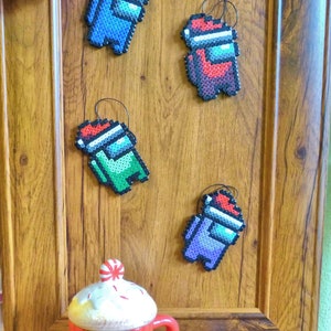 Among Us Christmas Ornaments Set of 4 - Etsy