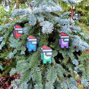 Among Us Christmas Ornaments Set of 4 - Etsy