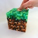 Minecraft Money Box Piggy Bank Dirt Tnt Cube - Etsy
