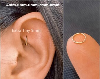 Rook Hoop Piercing - Etsy