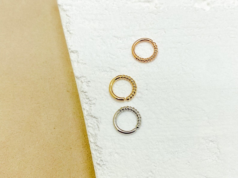 14K Gold Plated Daith Jewelry Daith Hoop Daith Piercing - Etsy