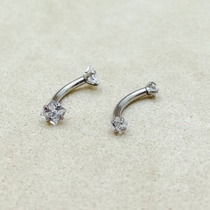 Diamond Cz, Rook Piercing, Rook Piercing Jewelry, Rook Earring, Rook ...