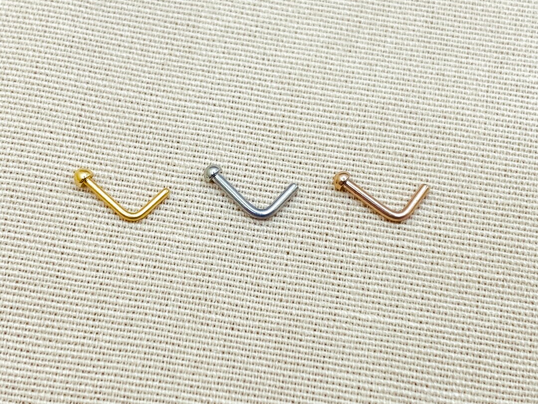 Half Ball Dome Nose Stud, Nose Piercing, Nose Jewelry, Nose, Stud. - Etsy