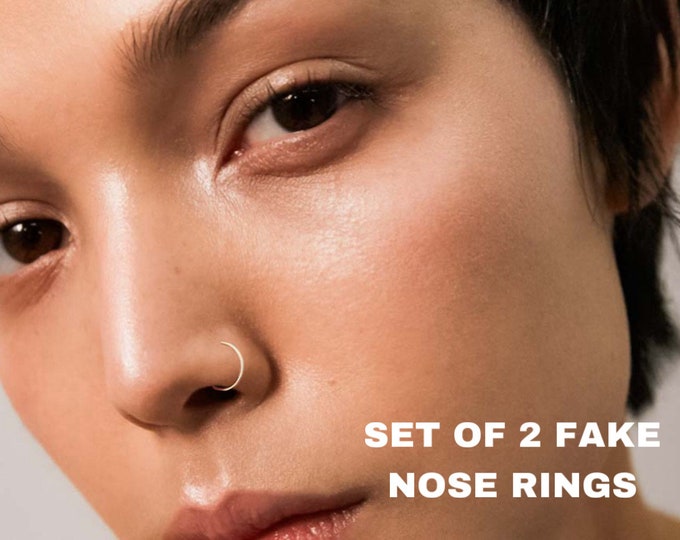 Fake Nose Ring SALE - Etsy