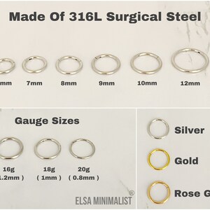 Conch Hoop, Conch Hoop Piercing, Conch Hoop Earring, Conch Piercing ...