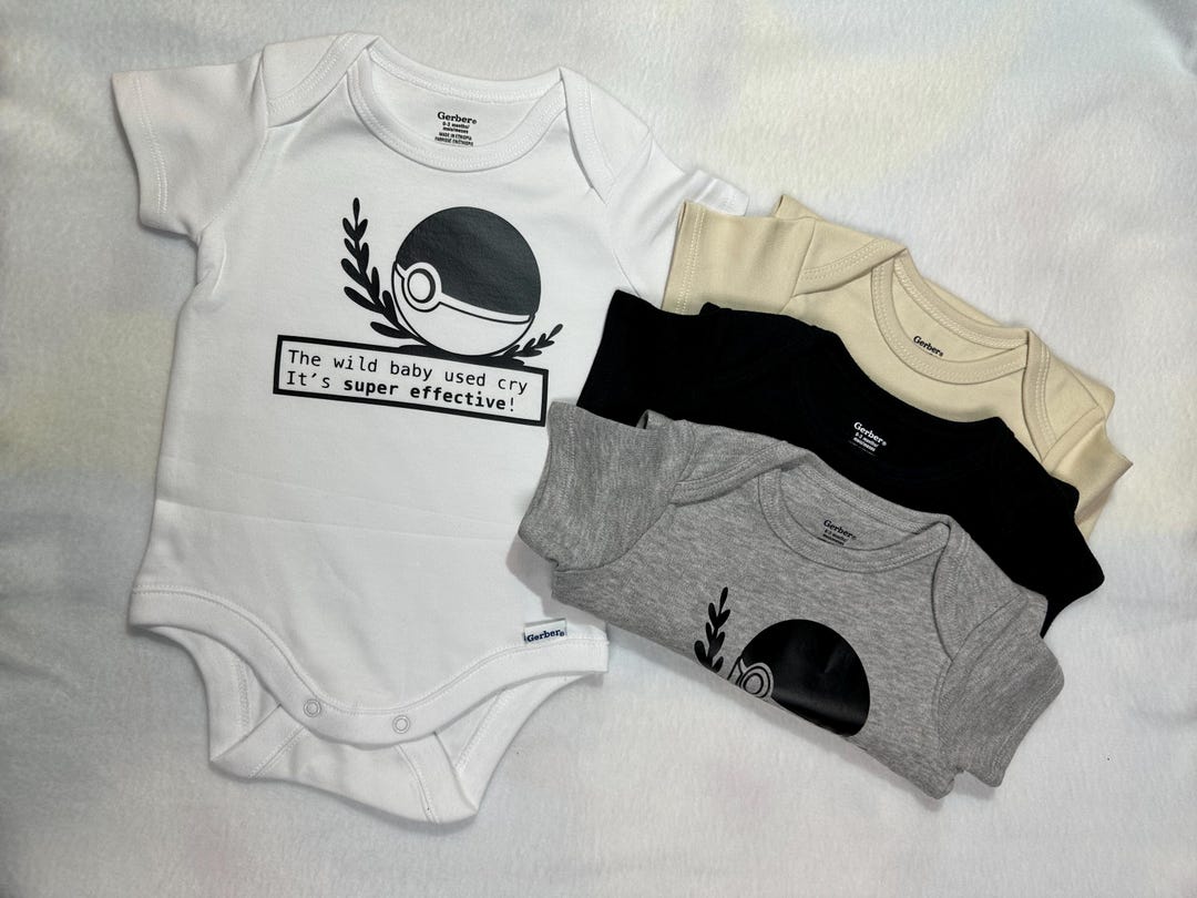Pokémon Pokeball Super Effective Baby Onesie - Etsy