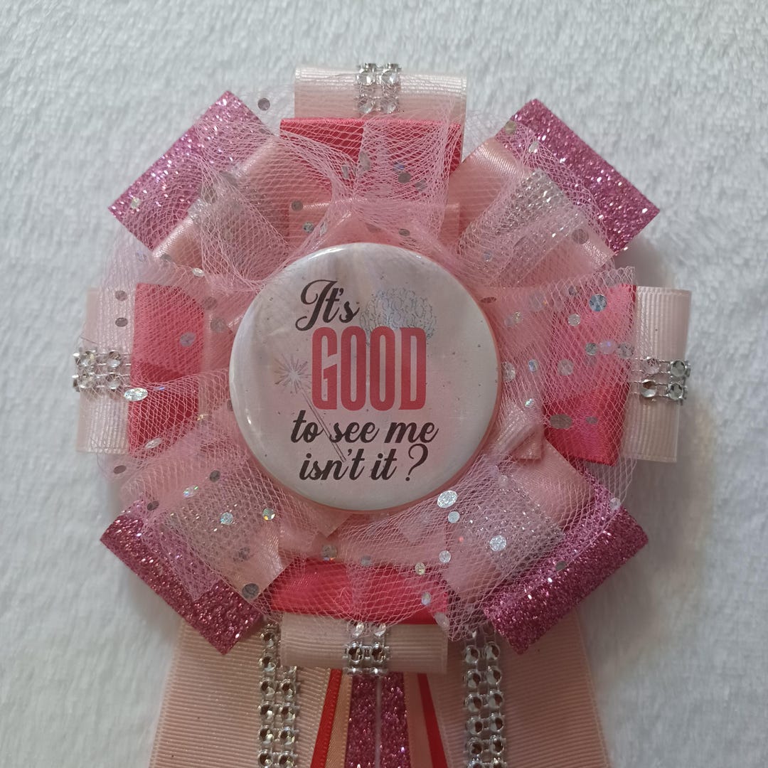 Wicked Inspired Birthday Pin: Glinda Pink Celebration - Etsy
