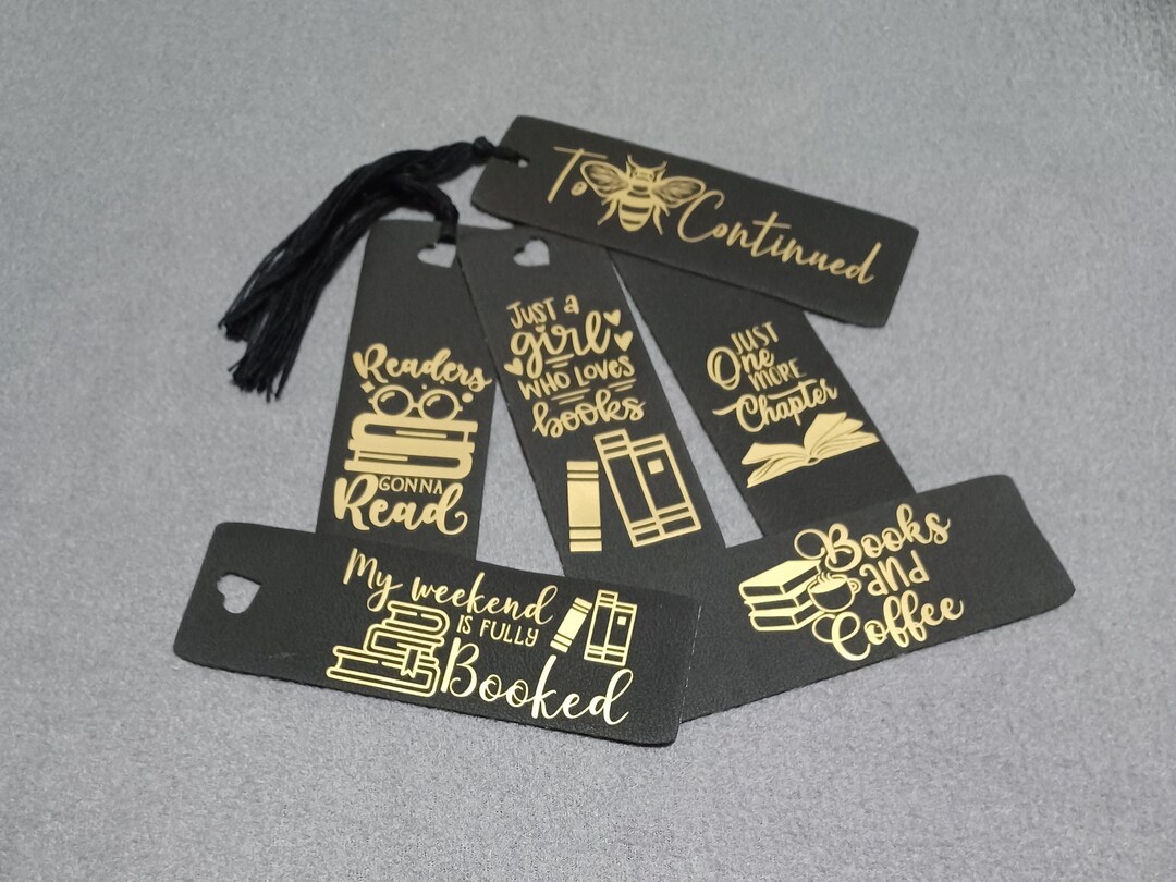 Faux Leather Bookmark Book Lovers Bookmarkers - Etsy