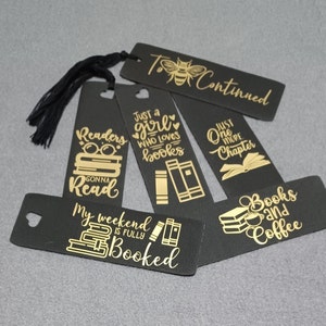 Faux Leather Bookmark Book Lovers Bookmarkers - Etsy