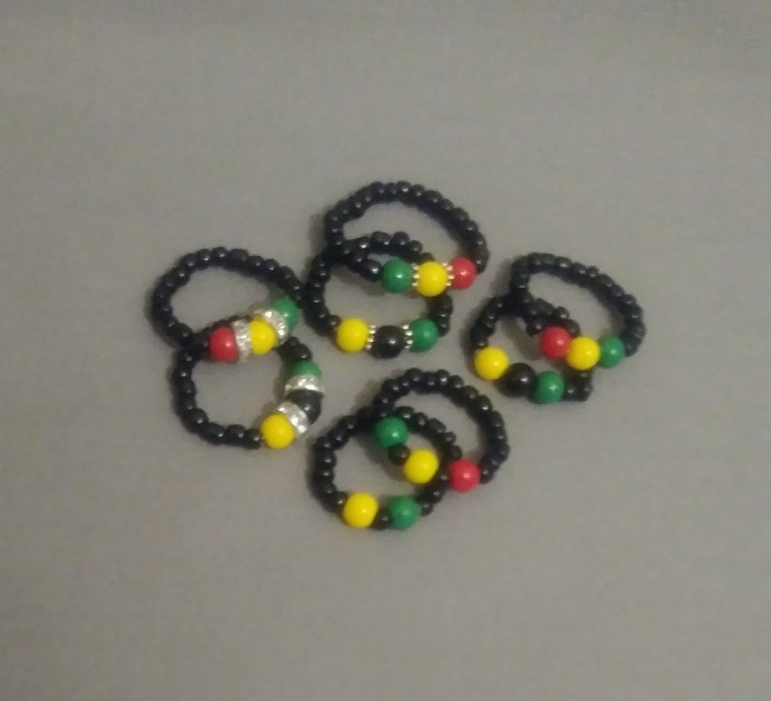 Rasta Ring Jamaica Ring Expandable Ring Elastic Ring Fashionable Ring ...