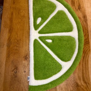 Handmade Tufted Rug – Citrus (lemon, Orange, Lime) - Etsy