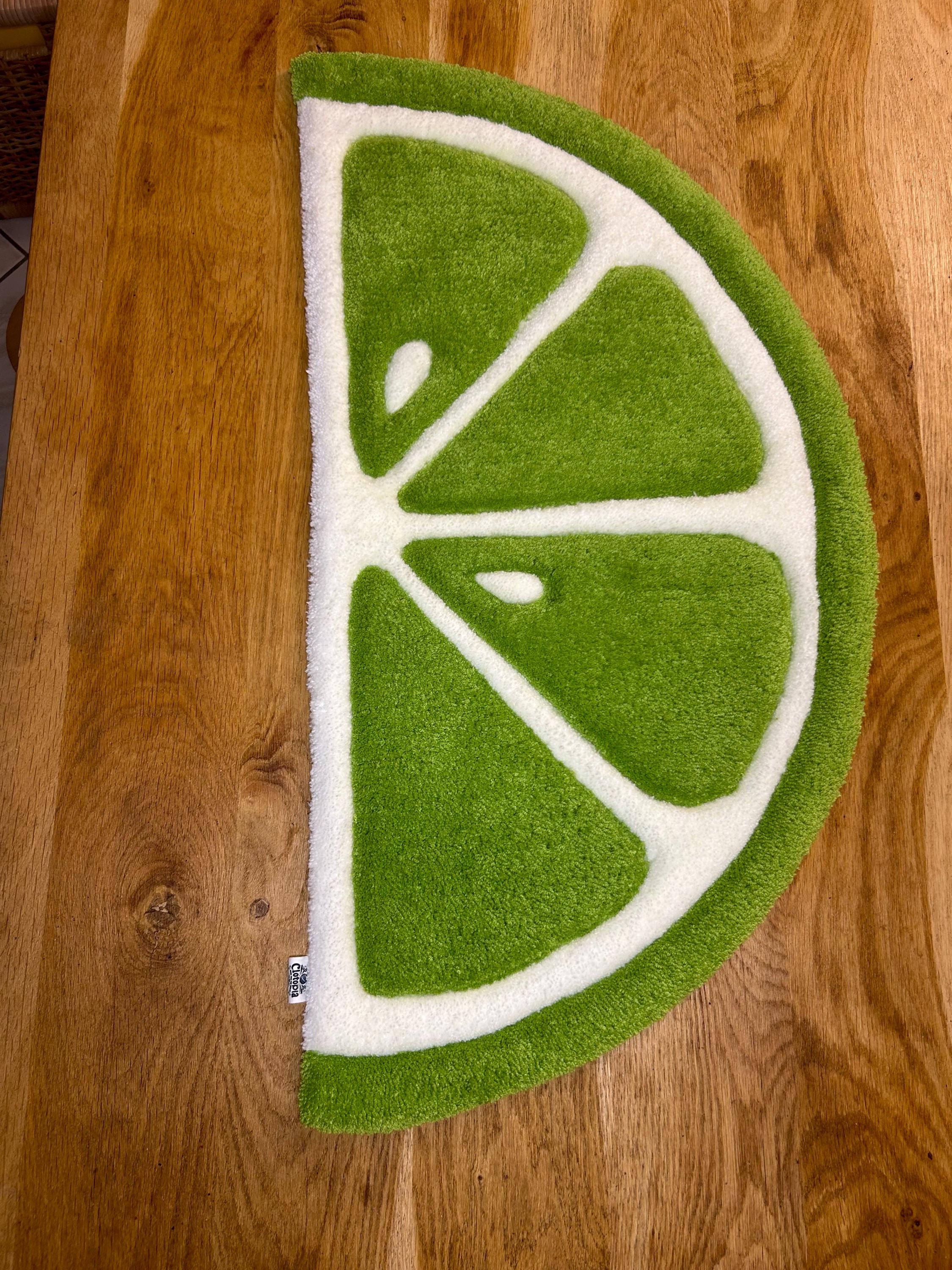 Handmade Tufted Rug – Citrus (lemon, Orange, Lime) - Etsy