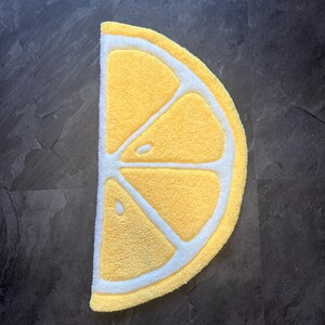 Handmade Tufted Rug – Citrus (lemon, Orange, Lime) - Etsy