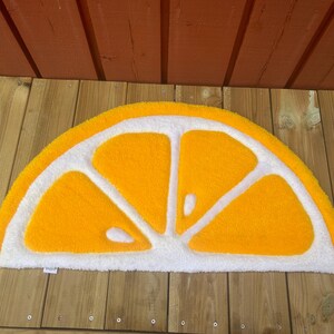 Handmade Tufted Rug – Citrus (lemon, Orange, Lime) - Etsy