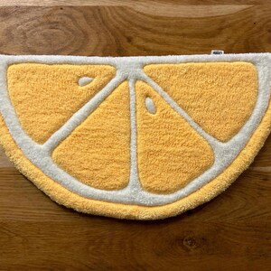 Handmade Tufted Rug – Citrus (lemon, Orange, Lime) - Etsy