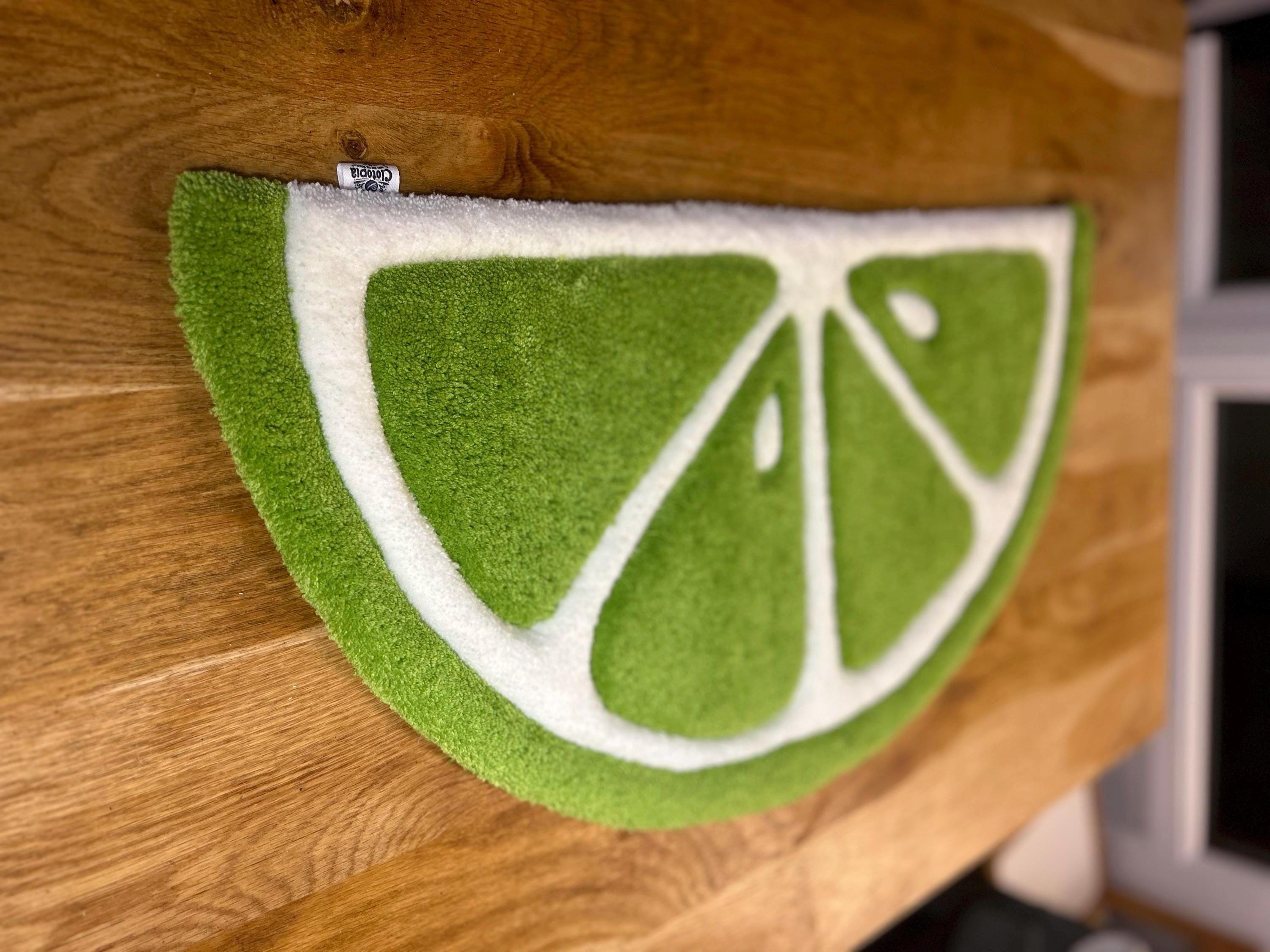Handmade Tufted Rug – Citrus (lemon, Orange, Lime) - Etsy