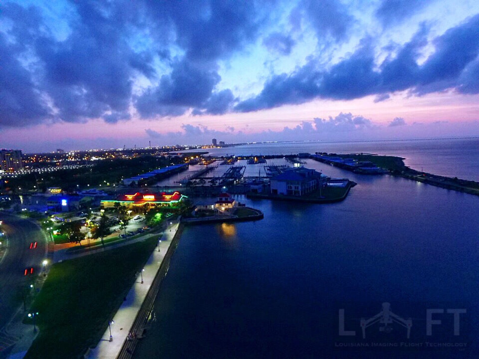 LakeFront de New Orleans, LA puesta de sol hermosa - Etsy España
