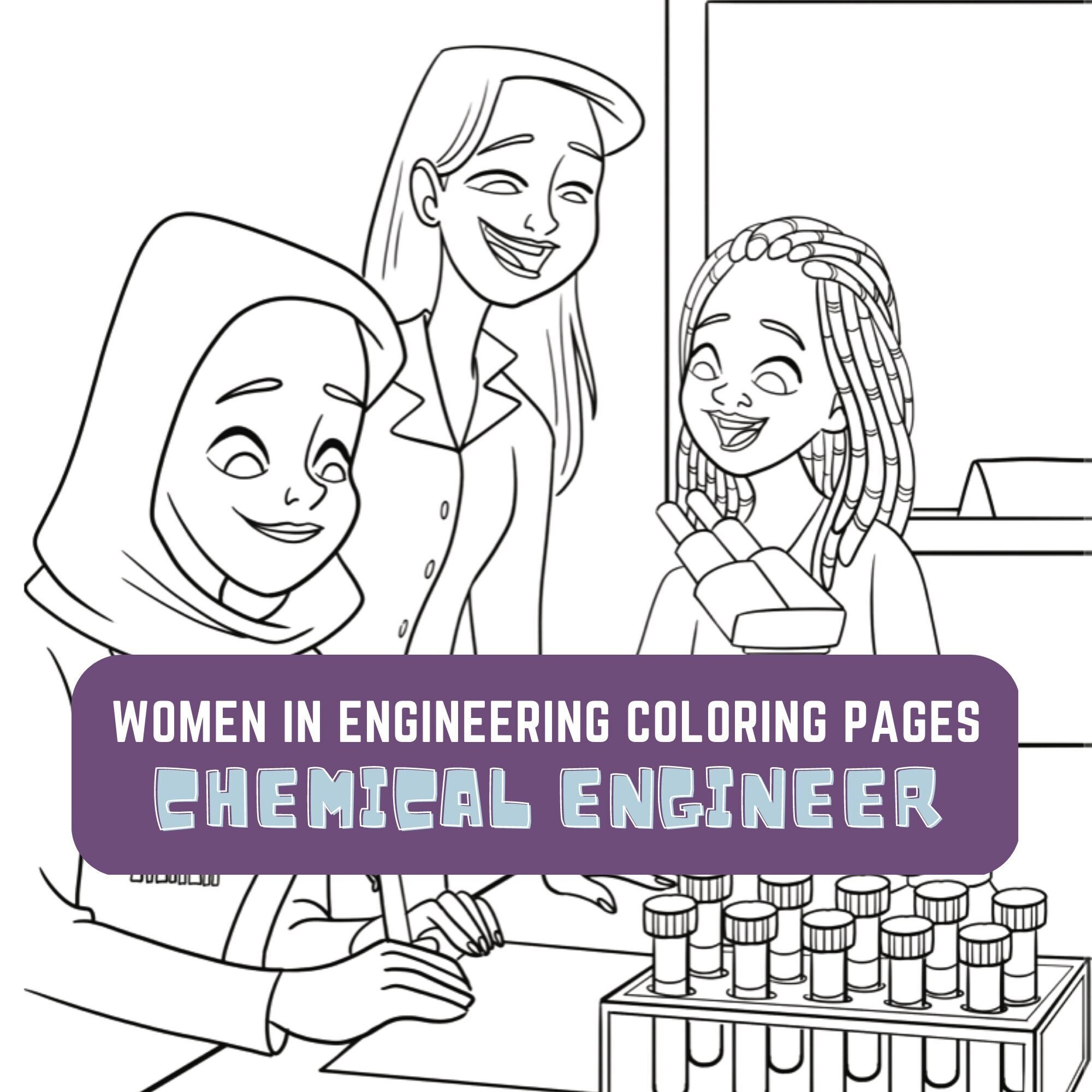 Engineer Coloring Page
