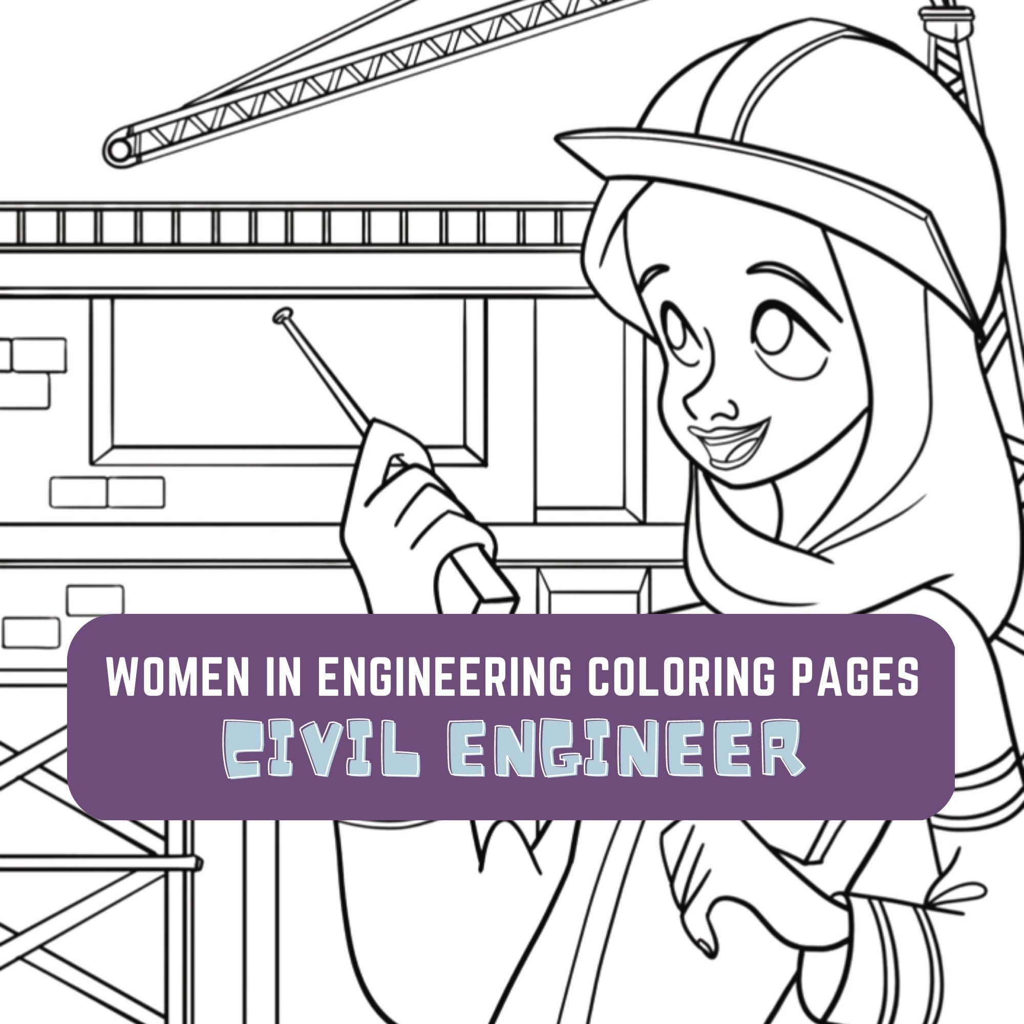 Engineer Coloring Page
